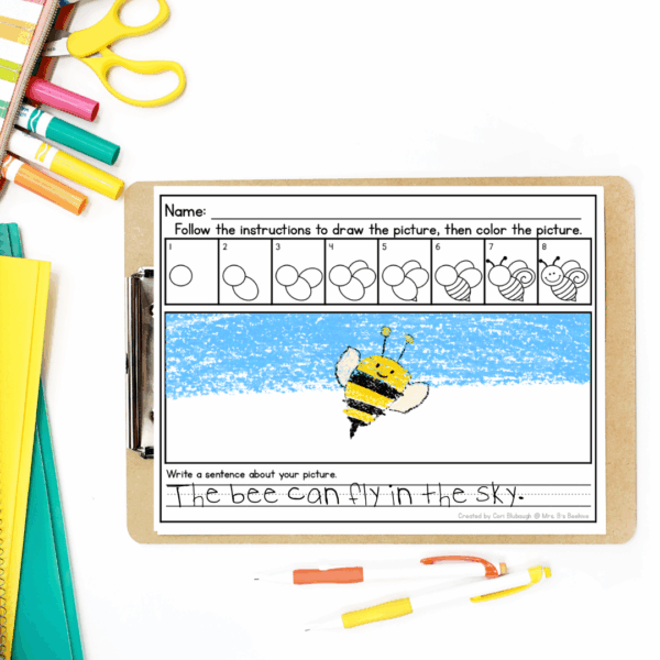 Directed Drawing Worksheets for Kindergarten - Mrs. B’s Beehive