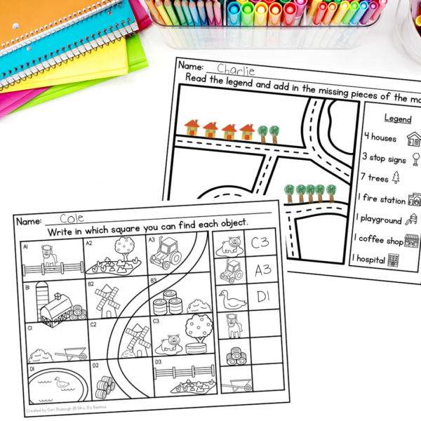 Map Skills Unit for Kindergarten & 1st Grade - Mrs. B’s Beehive